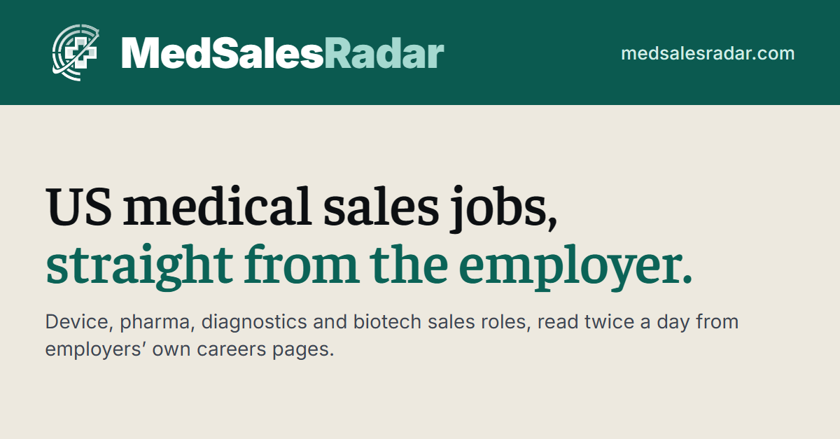 Biologics sales jobs | MedSalesRadar.com
